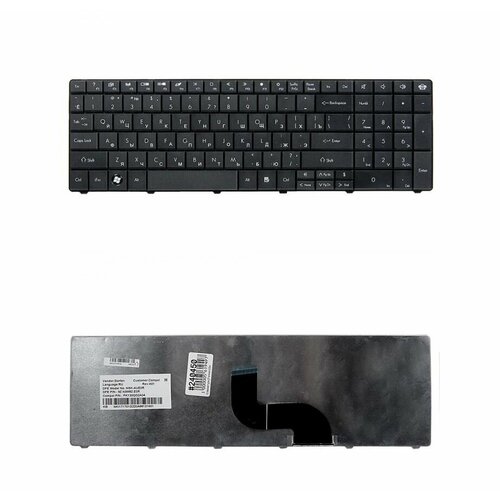 Клавиатура для ноутбуков Packard Bell EasyNote LE11, TE11, LE11BZ, черная, гор. Enter ZeepDeep
