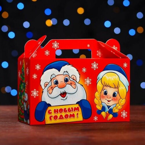 Подарочная коробка "Дедушкино счастье" , подарочек малый 17,5 х 7 х 10,5 см