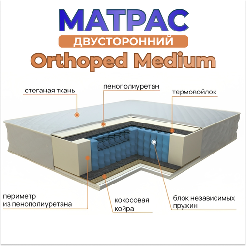 Матрас ортопедический Home Market Matress Orthoped medium 120x200