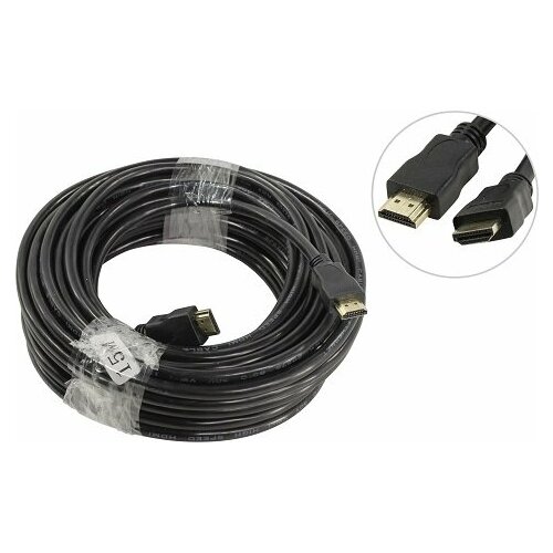 Кабель цифровой TV-COM HDMI19M to HDMI19M, V1.4+3D, 15m