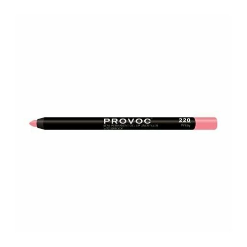Полуперманентный гелевый карандаш для губ Semi-Permanent Gel Eye Liner Розово-бежево-лососевый 220 Pinkey Provoc