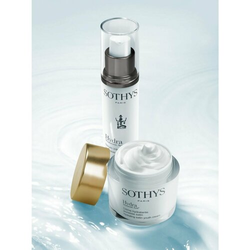 Sothys, Набор Satin Hydra4 Интенсивно увлажняющая сыворотка 50 мл.+ Легкий увлажняющий омолаживающий крем 50 мл.