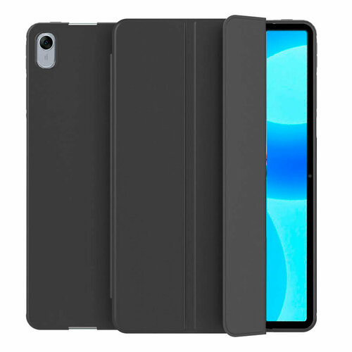 Чехол для планшета Huawei MatePad 11.5 (2023) 11.5 дюйма (BTK-W09/AL09), из мягкого силикона, трансформируется в подставку (черный)