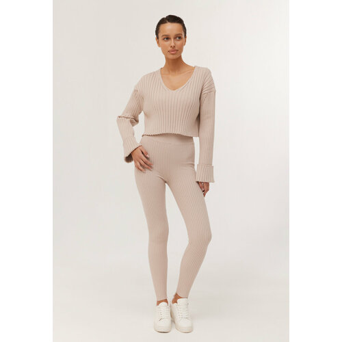 Легинсы  WOOLOOK, размер S/M, бежевый
