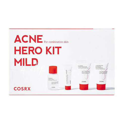 Набор миниатюр для комбинированной проблемной кожи лица Cosrx Acne Hero Mild Kit