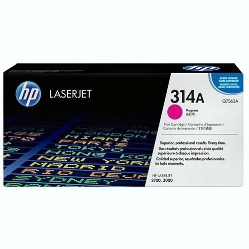 Q7563A Картридж HP для принтеров HP CLJ 2700/3000 пурпурного цвета, ресурс 3500 страниц