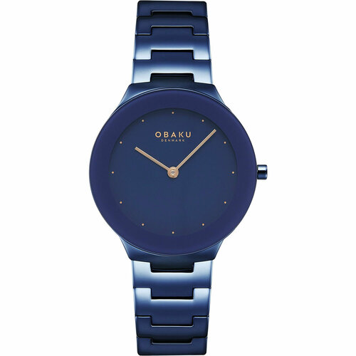 Наручные часы OBAKU V290LXLLSL, синий, золотой