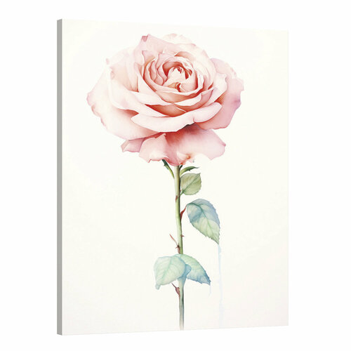 Интерьерная картина 50х70 "Розы в воспоминаниях"