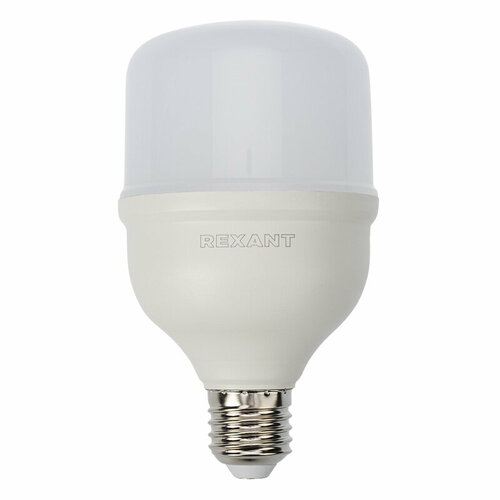 Лампа светодиодная высокомощная Rexant, E27, с переходником на E40, 30 Вт, 4000 К, нейтральный свет
