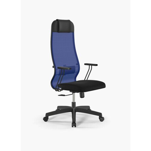 Кресло ErgoLife Sit 10 B1-111T - X2+UMF(X1) /Ub00/Wh00/T1bp-b(M09. B02. G15. W01) (Синее/Черное)