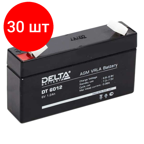Комплект 30 штук, Батарея для ИБП Delta DT 6012