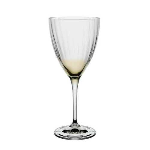 Набор бокалов Crystalex Kate Optic, для вина, 250 мл, 6 шт., желтый