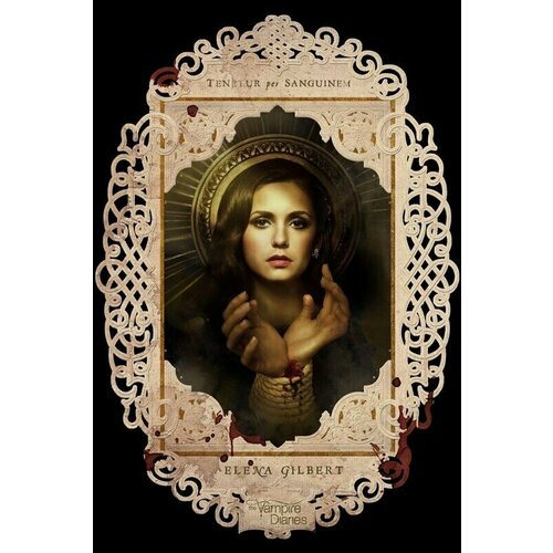 Плакат, постер на бумаге Дневники вампира (The Vampire Diaries), Крис Грисмер, Джошуа Батлер, Маркос Сига. Размер 21 х 30 см