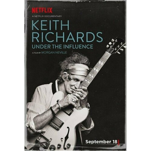 Плакат, постер на бумаге Keith Richards: Under the Influence (2015), Морган Невилл. Размер 60 х 84 см
