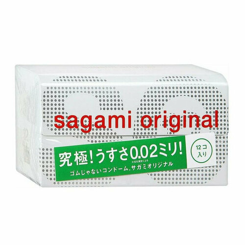 Презервативы Sagami Original 002 полиуретановые 12шт. (2шт) + Гель-лубрикант Wettrust 50мл (1шт)