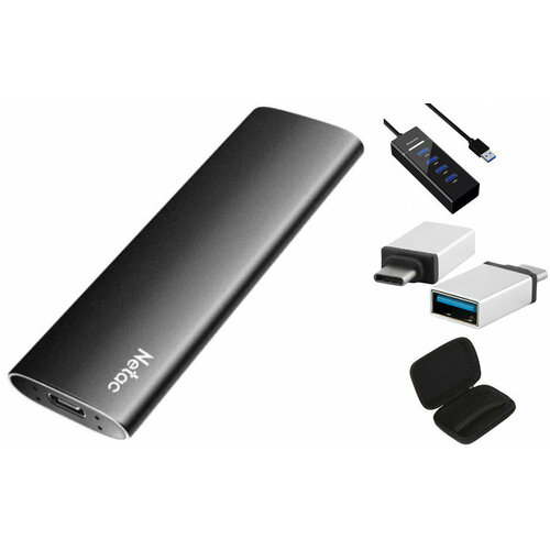 Твердотельный накопитель Netac External Z Slim 500Gb NT01ZSLIM-500G-32BK !