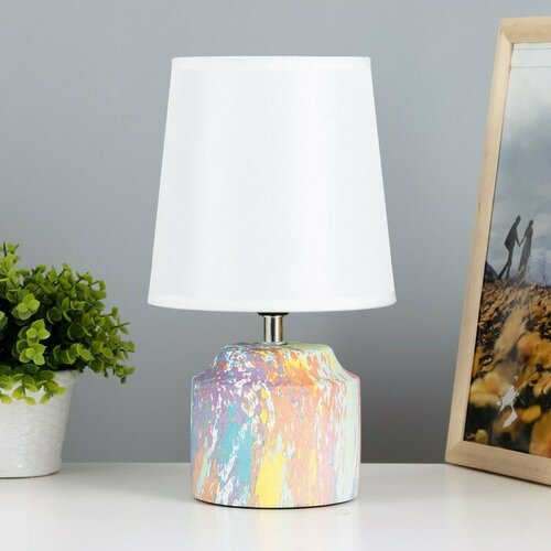 Настольная лампа "Колет" Е27 40Вт разноцветный 16,5х16,5х29 см