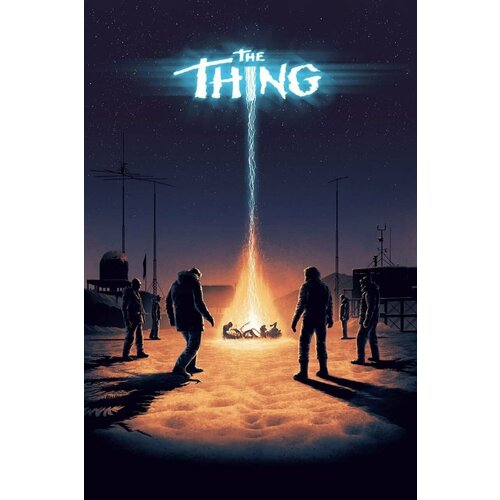Плакат, постер на холсте Нечто (The Thing, 1982г). Размер 21 х 30 см