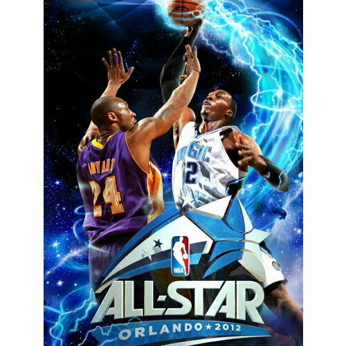 Плакат, постер на холсте Orlando all stars/Орландо/спорт. Размер 60 х 84 см