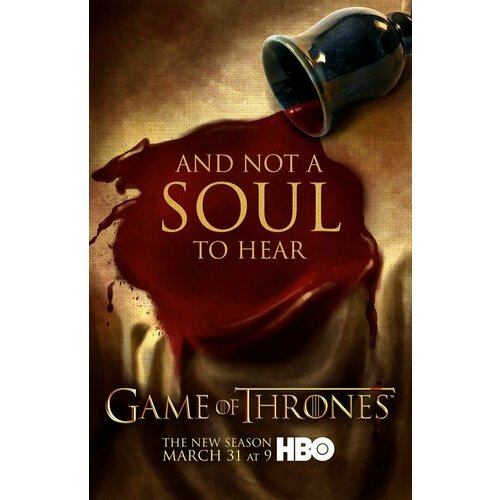 Плакат, постер на бумаге Game of Thrones, Игра Престолов. Размер 60 х 84 см