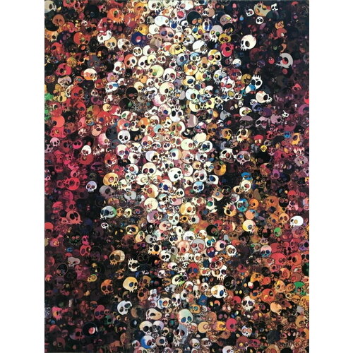 Плакат, постер на холсте Takashi Murakami/Такаси Мураками/искусство/арт/абстракция/творчество. Размер 42 х 60 см