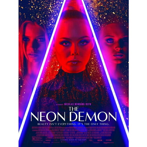 Плакат, постер на бумаге The Neon Demon/Неоновый демон/искусство/арт/абстракция/творчество. Размер 21 х 30 см
