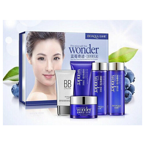 Bioaqua Wonder Набор с экстрактом черники, 5 предметов