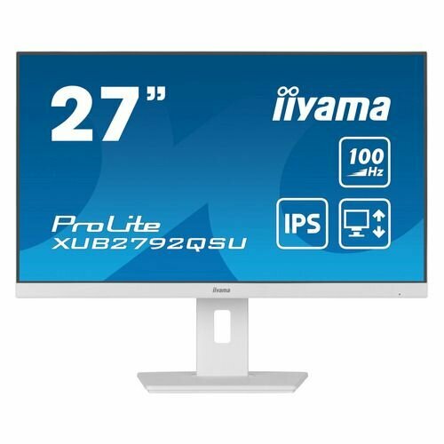 Монитор Iiyama ProLite XUB2792QSU-W6 27", белый