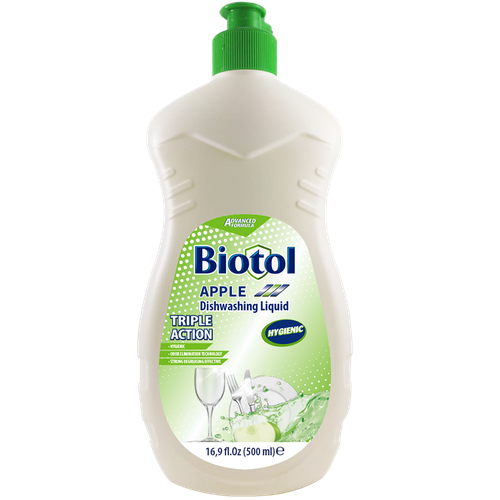 BIOTOL жидкость для мытья посуды яблоко 500мл