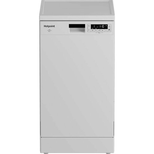 Посудомоечная машина HOTPOINT HFS 2C67 W, узкая, напольная, 44.8см, загрузка 11 комплектов, белая [869894600030]