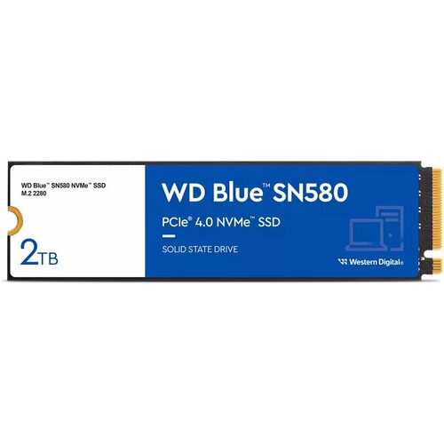Накопитель SSD 2Tb WD Blue SN580 (WDS200T3B0E)
