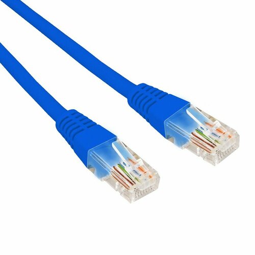 Патч-корд U/UTP, CAT 6, RJ45-RJ45, 26AWG, LSZH, синий, 1,5м REXANT, цена за 1 шт