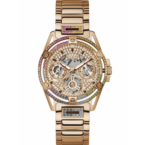 Наручные часы GUESS Queen GW0464L5, золотой, розовый