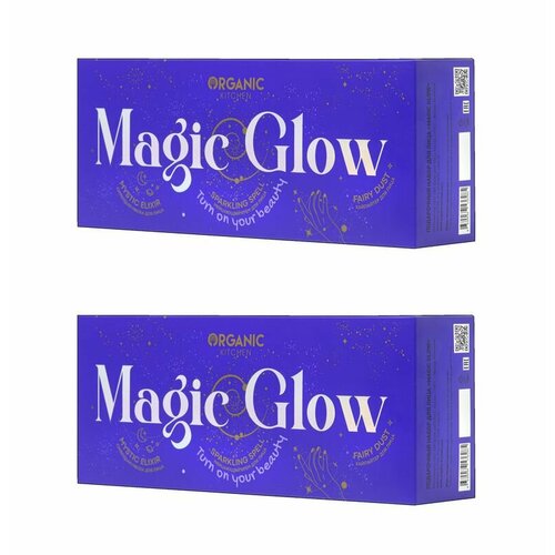 Organic Kitchen Подарочный набор для лица Magic Glow, 3 х 100 мл, 2 уп
