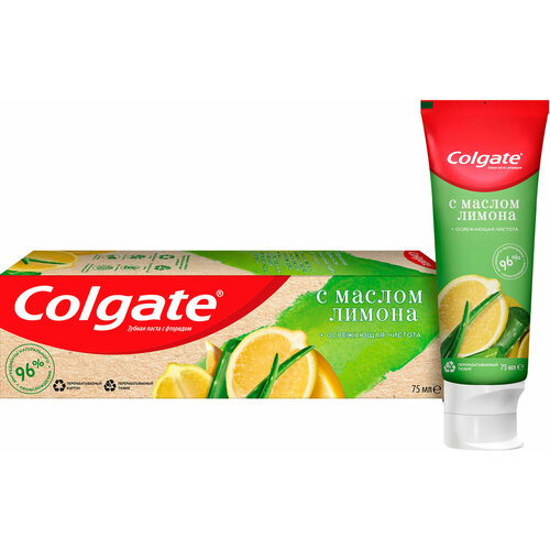 Зубная паста Colgate Naturals Освежающая чистота с Маслом Лимона 75мл