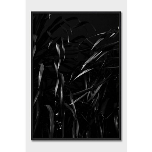Постер для интерьера Postermarkt, 40х50 см в черной рамке, декор на стену Черно-белый #82