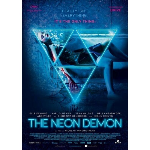 Плакат, постер на холсте Неоновый демон (The Neon Demon), Николас Виндинг Рефн. Размер 21 х 30 см