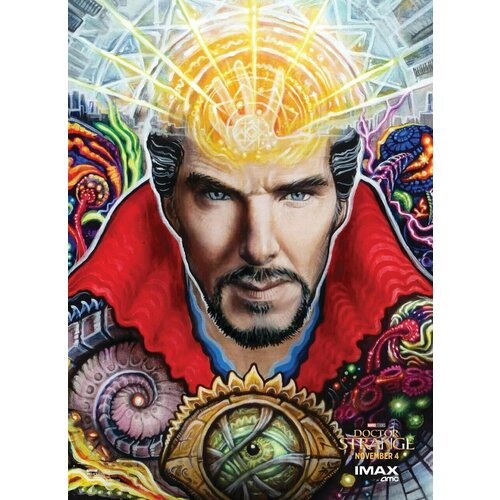 Плакат, постер на холсте Доктор Стрэндж (Doctor Strange, 2016г). Размер 21 х 30 см