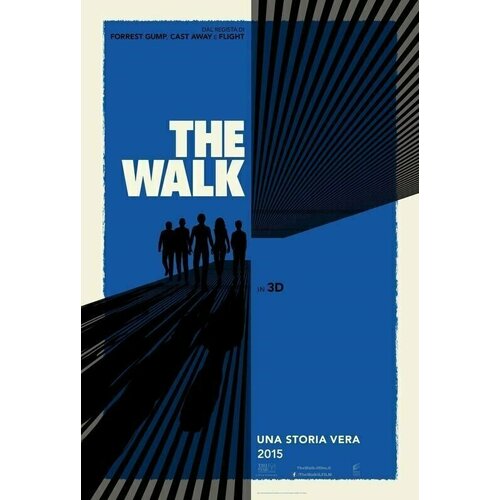 Плакат, постер на холсте Прогулка (The Walk), Роберт Земекис. Размер 42 х 60 см