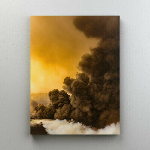 Интерьерная картина на холсте "Облака дыма", размер 45x60 см