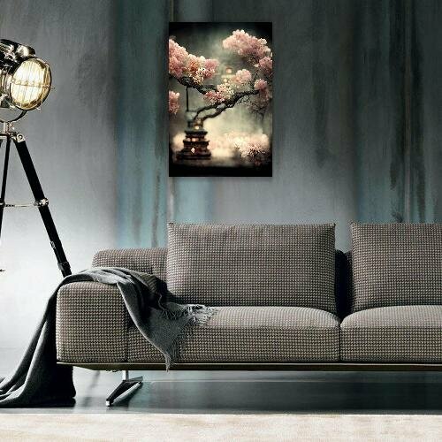 Картина на холсте 40x60 Альянс Лес "Фантастическое дерево 9" на подрамнике / интерьер/ декор