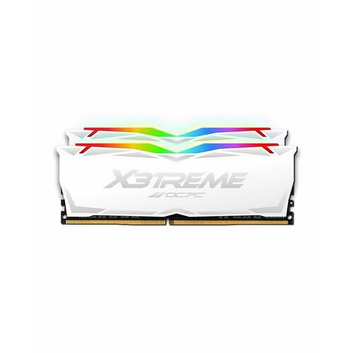 Память оперативная DDR4 OCPC X3 RGB 64Gb (32Gbx2), 3200Mhz, (MMX3A2K64GD432C16W)