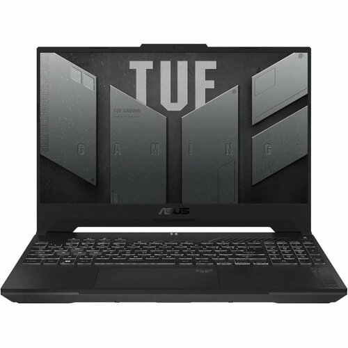 Ноутбук ASUS TUF Gaming F15 FX507ZV4-LP106 15.6" (1920x1080) IPS 144Гц/Intel Core i7-12700H/16GB DDR4/1TB SSD/RTX 4060 8GB/DOS серый (90NR0FA7-M007U0)