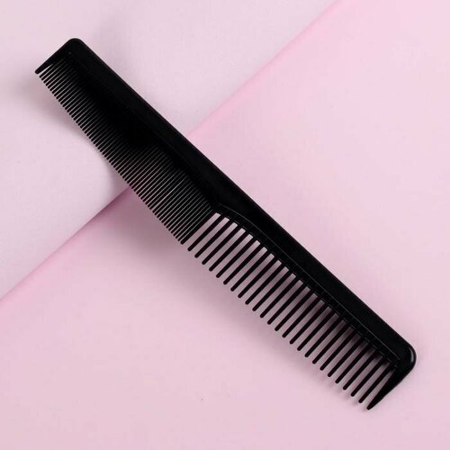 Расчёска комбинированная, 18 × 3 см, цвет чёрный (комплект из 52 шт)