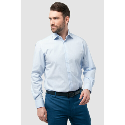 Рубашка KANZLER, размер 43, голубой