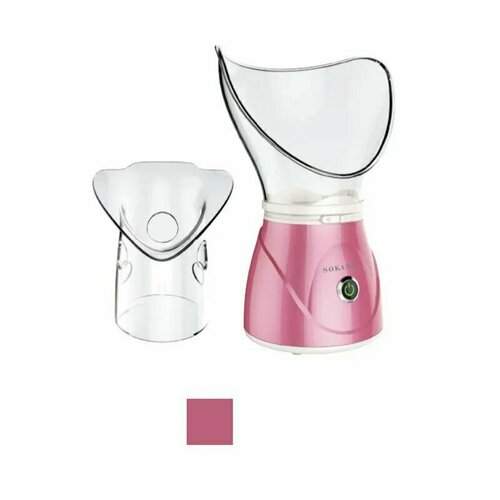 Сауна для очищения лица паровая розовая / вапоризатор для чистки лица