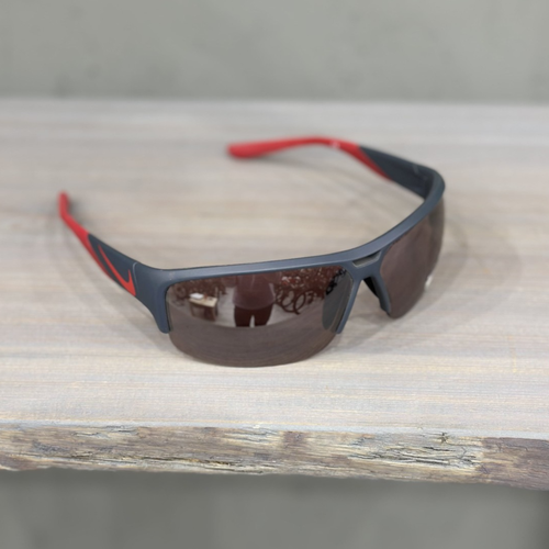 Солнцезащитные очки NIKE EV0871-060, красный, серый