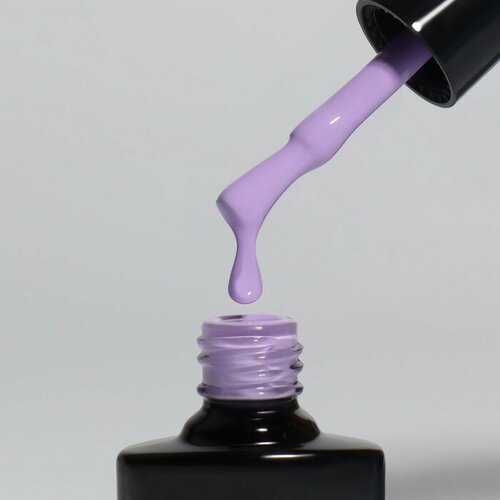 Гель лак для ногтей DELICATE NUDE, 3-х фазный, 8 мл, LED/UV, цвет фиолетовый (35)