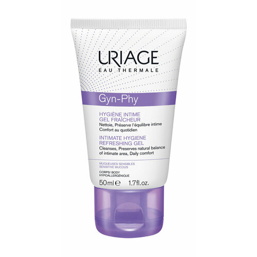 Освежающий гель для интимной гигиены 50 мл Uriage Gyn-Phy Refreshing Gel Intimate Hygiene