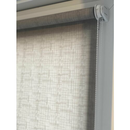 Рулонные шторы, Крис серый, 40x170 см